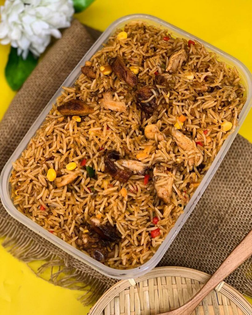 Turkey Suya Rice — Grandeur Catering