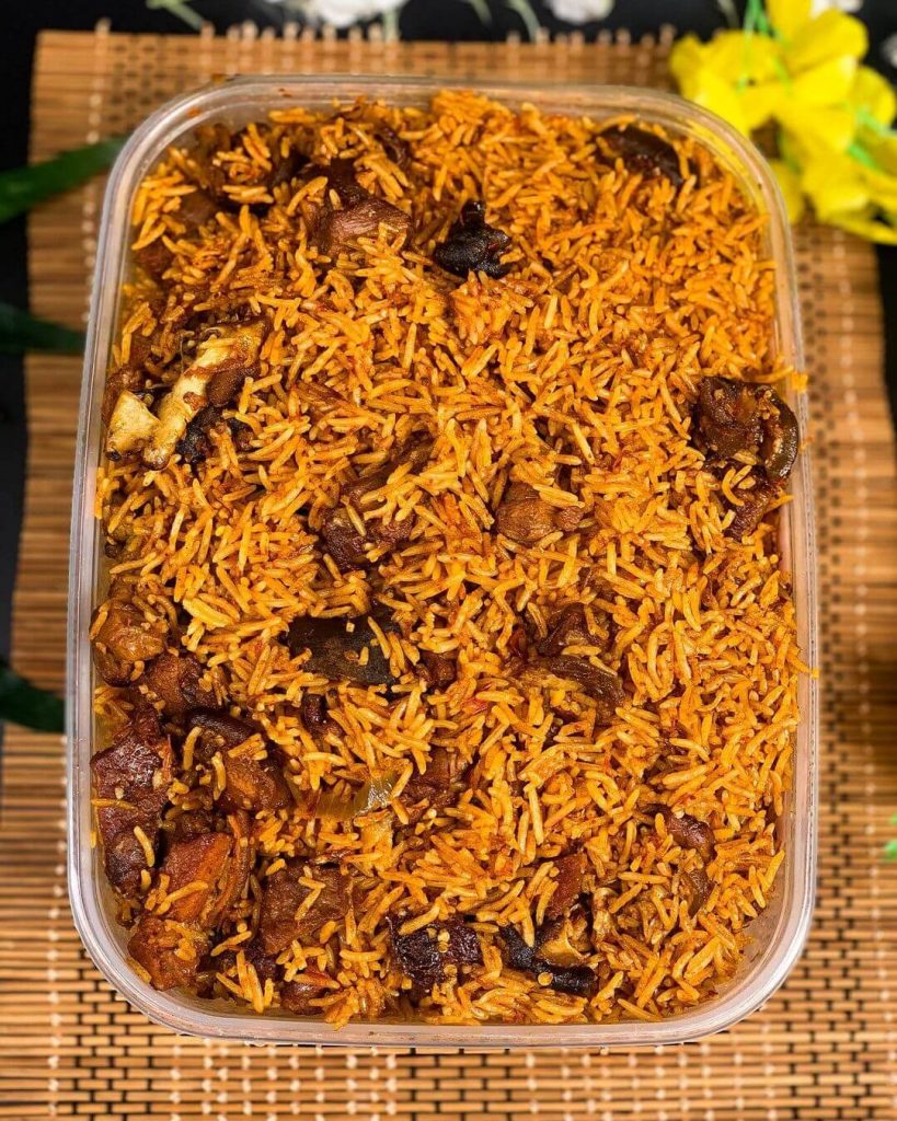 Asun Jollof/Fried Rice — Grandeur Catering
